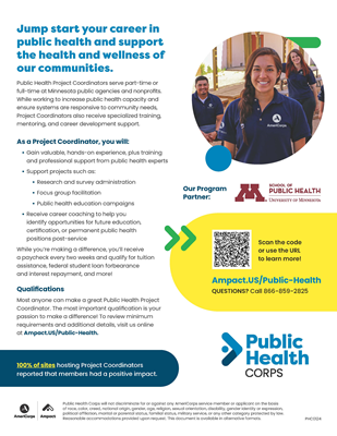 Flyer - Public Health Corps